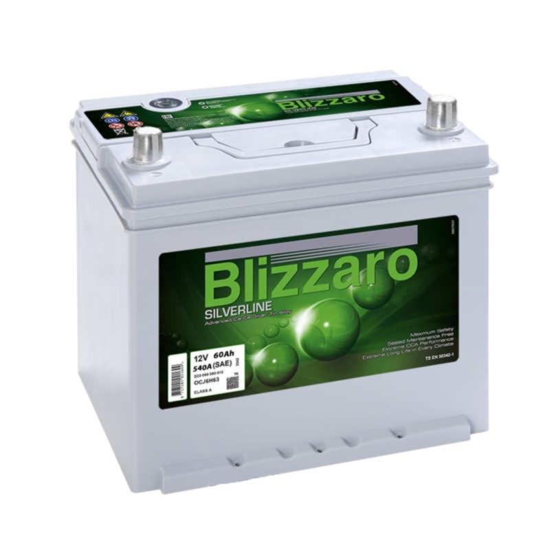 Blizzaro Silverline 60 Ah R+ (Euro) Qiyməti, Kreditlə satışı