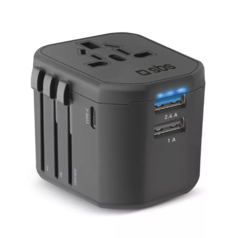 SBS Travel Charger 3IN1 TEADAPT3USBNI Qiyməti, Kreditlə satışı