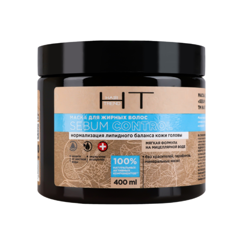 Saç maskası Hair Trend sebum kontrol yağlı saçlar üçün 400ml ...