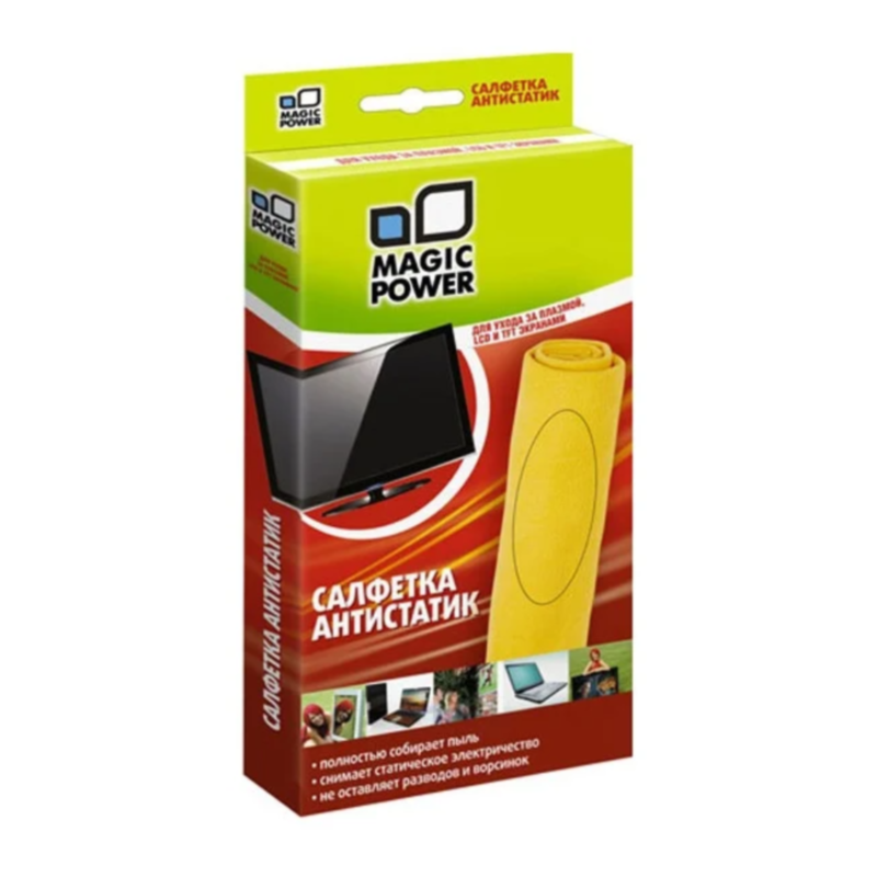 Ткань Magic Power Mp-504 Для Очистки Микрофибры Плазменных, Жк И Tft ...