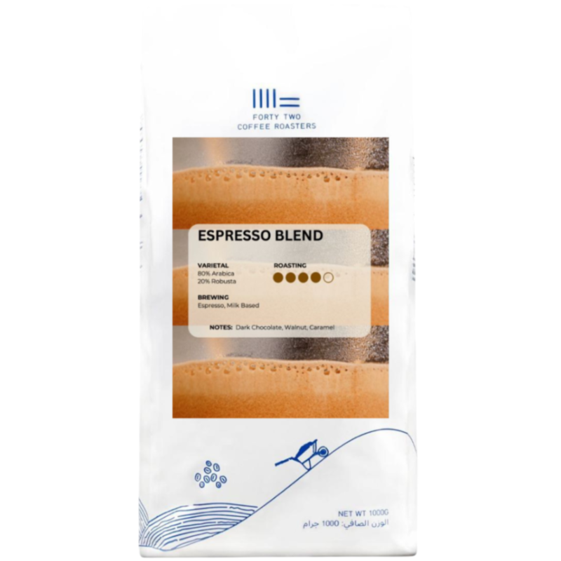 Qəhvə 42 Roasters Espresso Blend 1000 qr Qiyməti, Kreditlə satışı