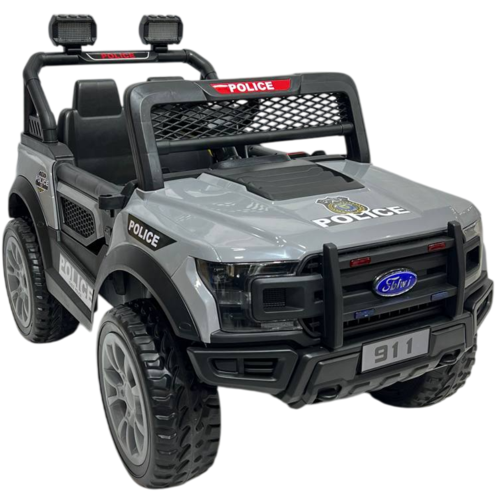 Elektromobil Jeep Police 6015 Grey Qiyməti, Kreditlə satışı