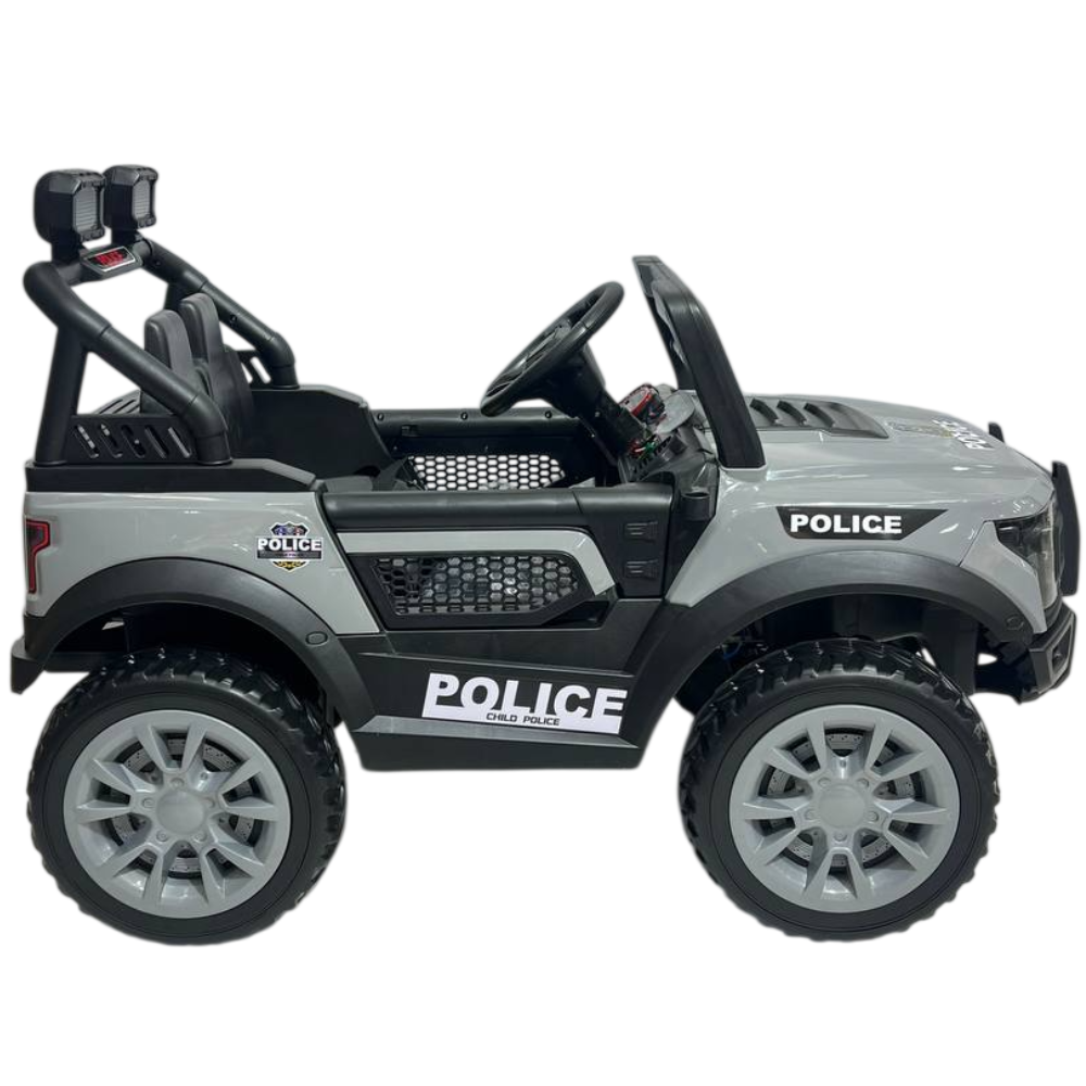 Elektromobil Jeep Police 6015 Grey Qiyməti, Kreditlə satışı